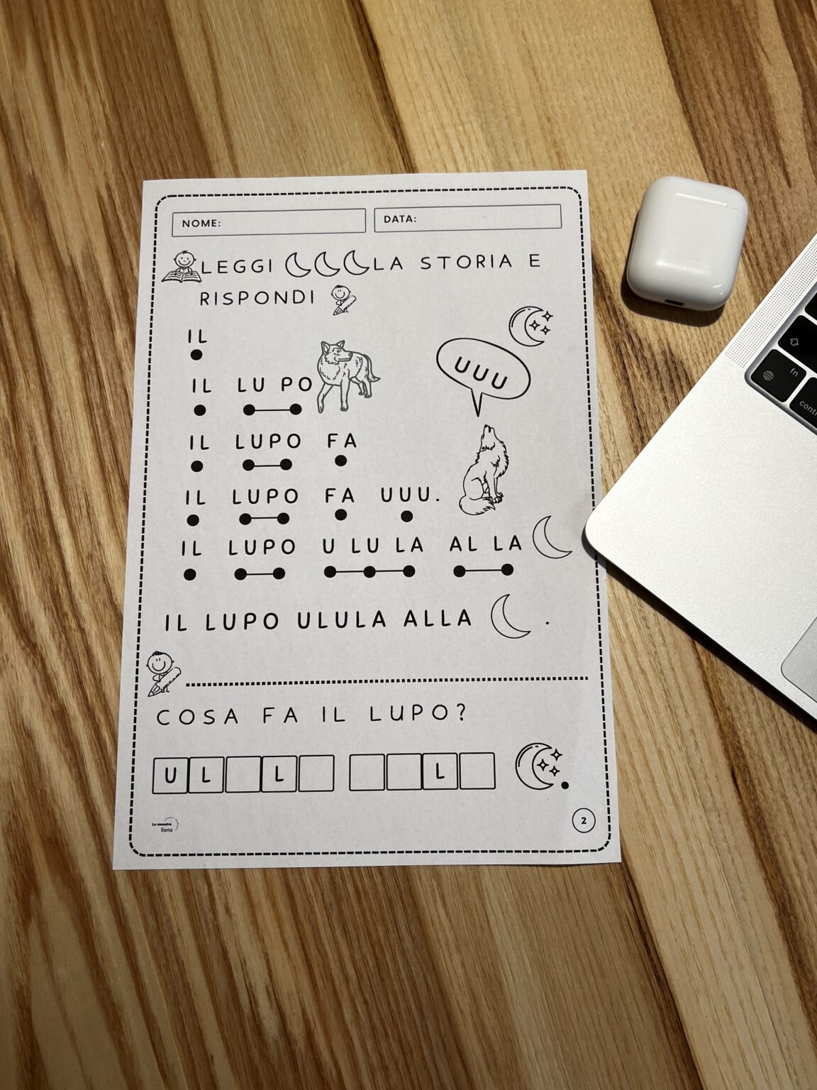 Letture piccole piccole - LA MAESTRA ILARIA