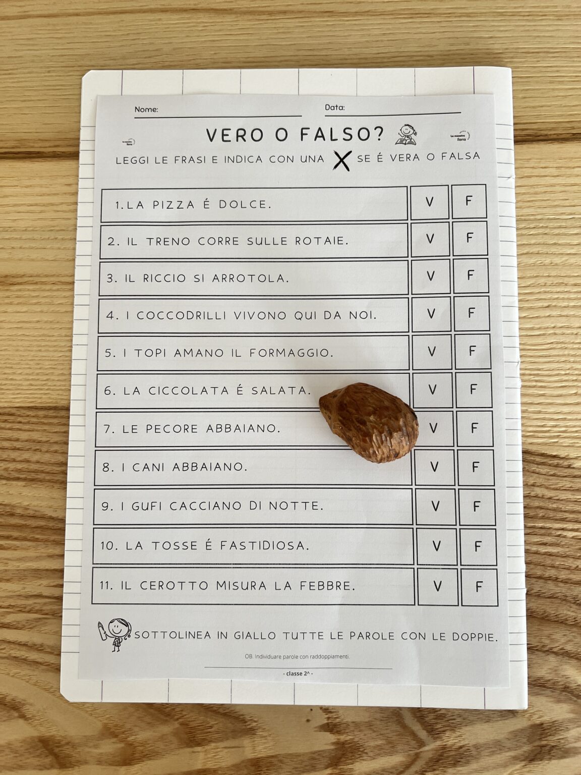 Lavoriamo con le doppie - LA MAESTRA ILARIA