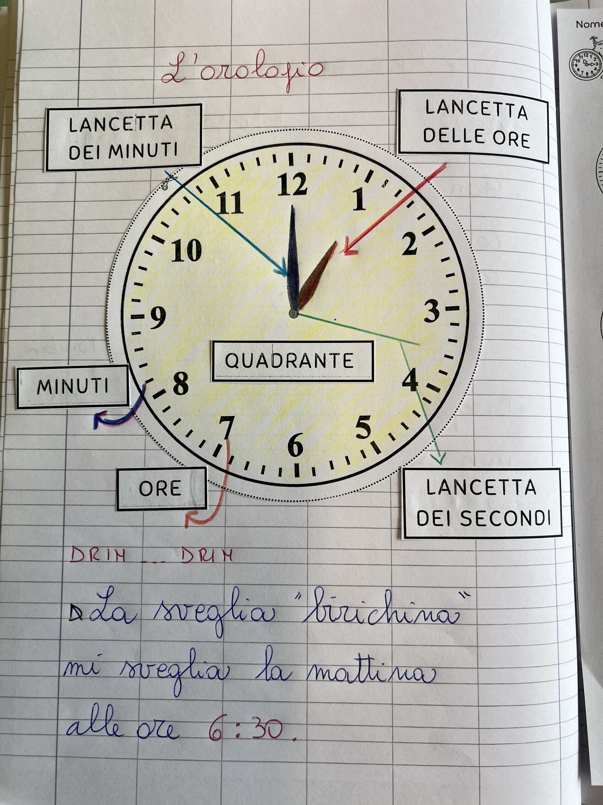 L'orologio - LA MAESTRA ILARIA